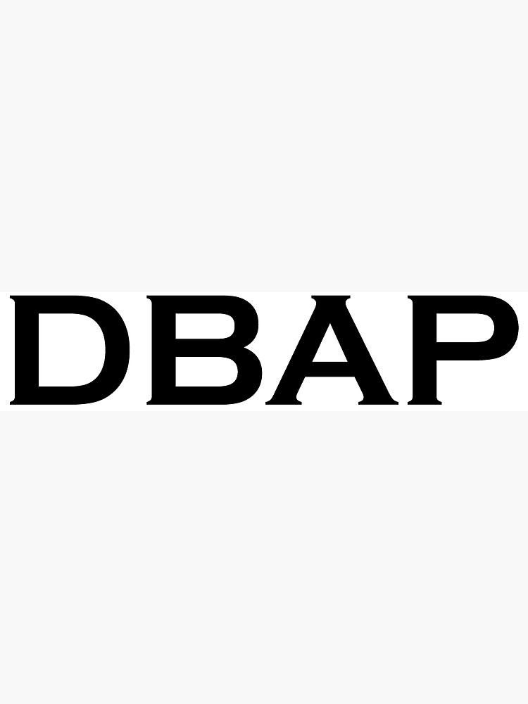 "DBAP (Dont Be A Pussy)" Sticker for Sale by svanhorssen | Redbubble