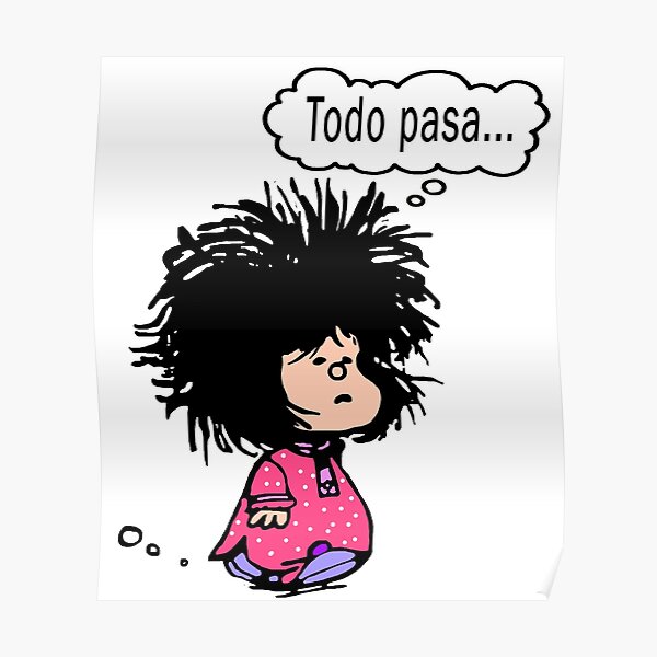 "Mafalda" Poster for Sale by MTacher | Redbubble