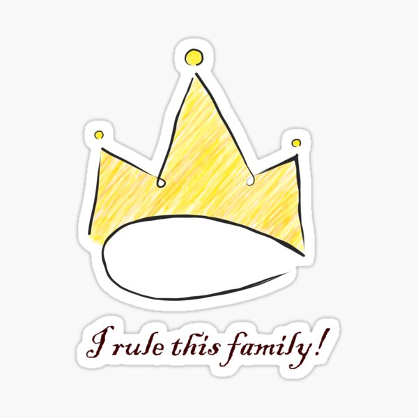 "Royal " Sticker for Sale by GerWil | Redbubble