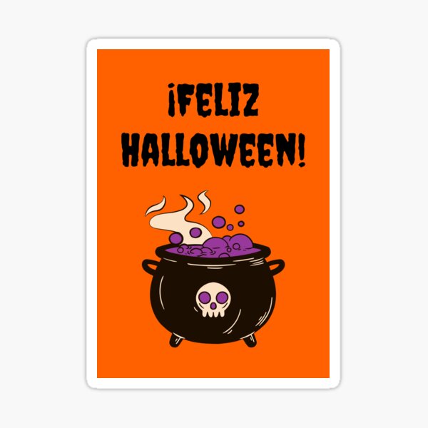 "Feliz Halloween (Happy Halloween in Spanish) Spanish Halloween ...