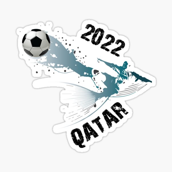 "2022 Qatar " Sticker for Sale by FaverAsian | Redbubble