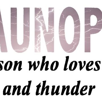 "Ceraunophile" Sticker for Sale by cailynaleksa | Redbubble