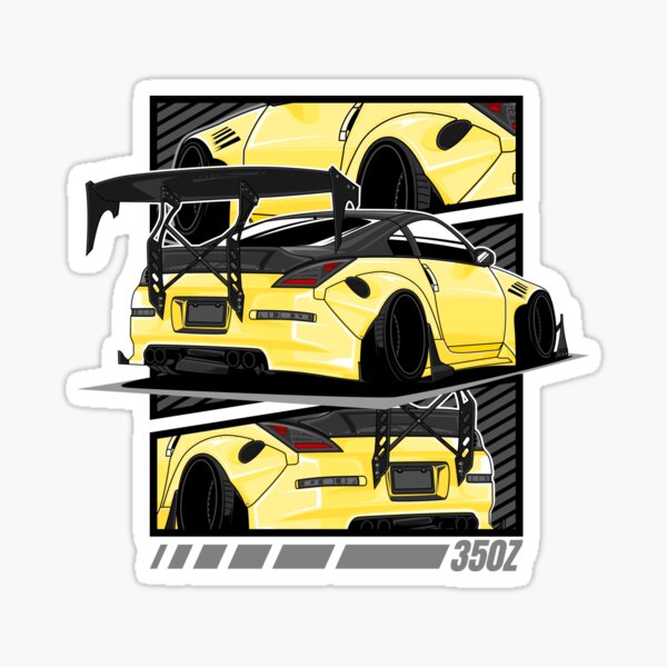 "JDM Z33 350z Fairlady Z Drift Graphic" Sticker for Sale by ...