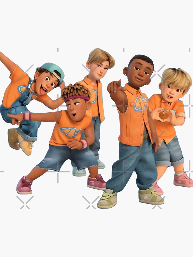 "4 Town " Sticker for Sale by ALAnimes | Redbubble