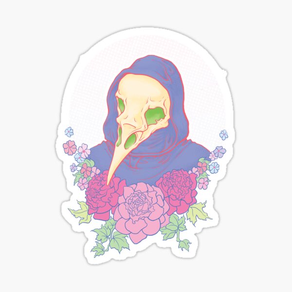 "Most Important In The World Plague Doctor Gifts For Movie Fan" Sticker ...