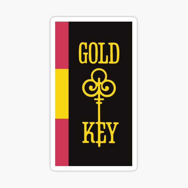 "Gold Key Comics (Original 1962 Logo)" Sticker for Sale by dkorves ...