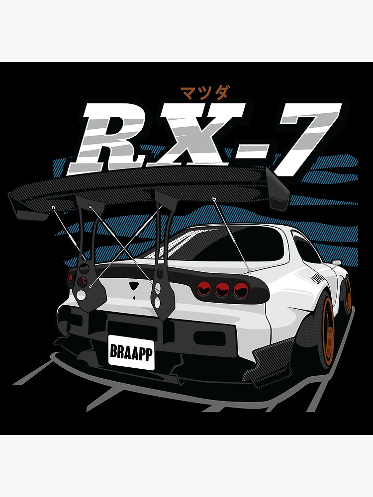"RX7 FD 13B Rotary Turbo Drift Style" Poster for Sale by ...