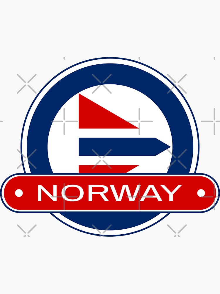 "Norway Air Force Roundel Flag" Sticker for Sale by chrisrivait | Redbubble