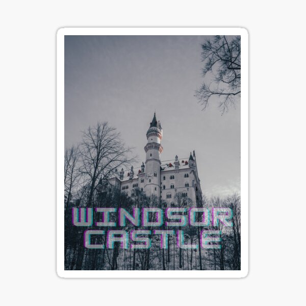 "Windsor Castle" Sticker for Sale by wearandworn | Redbubble