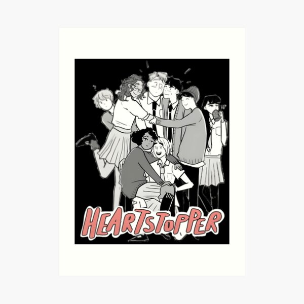 "Heartstopper Logo and Characters Classic " Art Print for Sale by ...