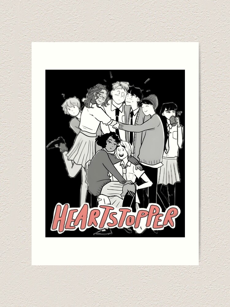 "Heartstopper Logo and Characters Classic " Art Print for Sale by ...