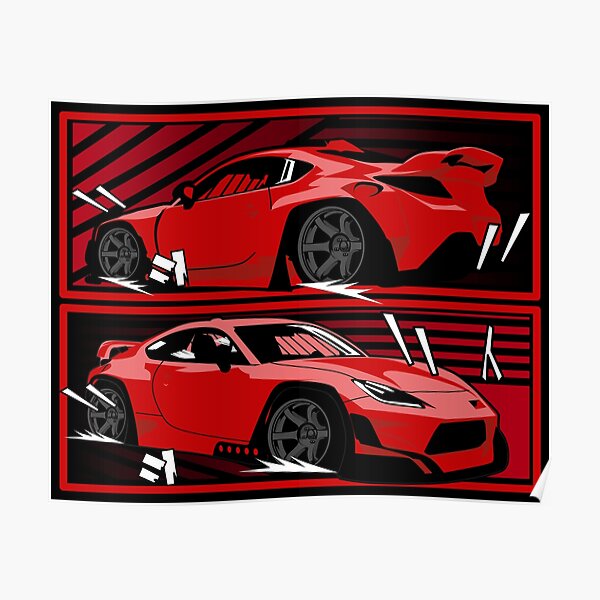 "JDM GR86 Widebody Drift Stance" Poster for Sale by SakuraBsmDesign ...
