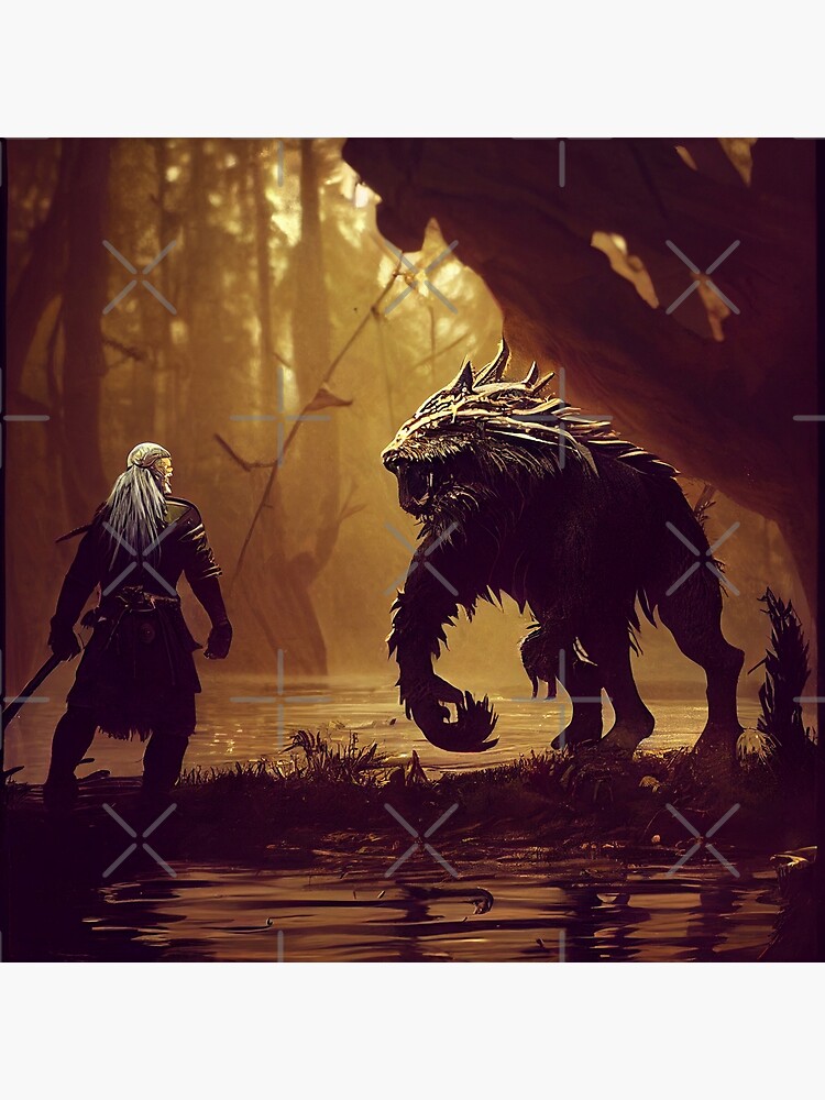 "Fighting Monsters - Fantasy - Witcher" Photographic Print for Sale by ...