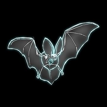 "Glow Bat" Sticker for Sale by rockgem | Redbubble