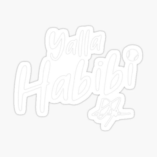 "Yalla Habibi Ons Jabeur" Sticker for Sale by artonly4u | Redbubble