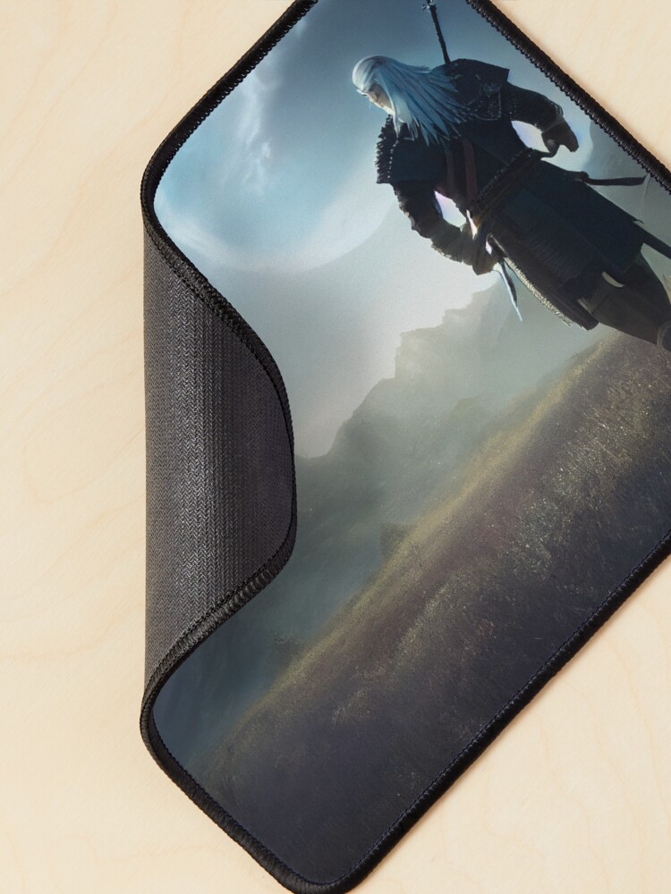 "The Wolf Roams the Land - Fantasy - Witcher" Mouse Pad for Sale by ...
