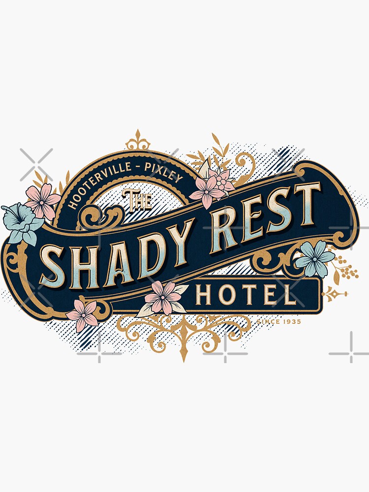 "Petticoat Junction | Shady Rest Hotel Retro TV Comedy" Sticker for ...