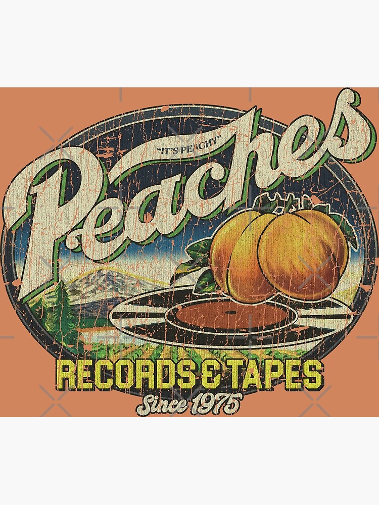 "Peaches Records & Tapes 1975 " Poster for Sale by AstroZombie6669 ...