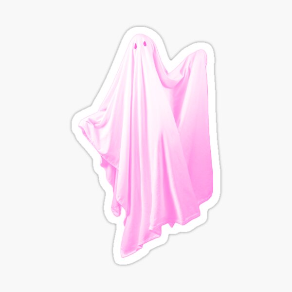 "PINK GHOST" Sticker for Sale by efartz | Redbubble