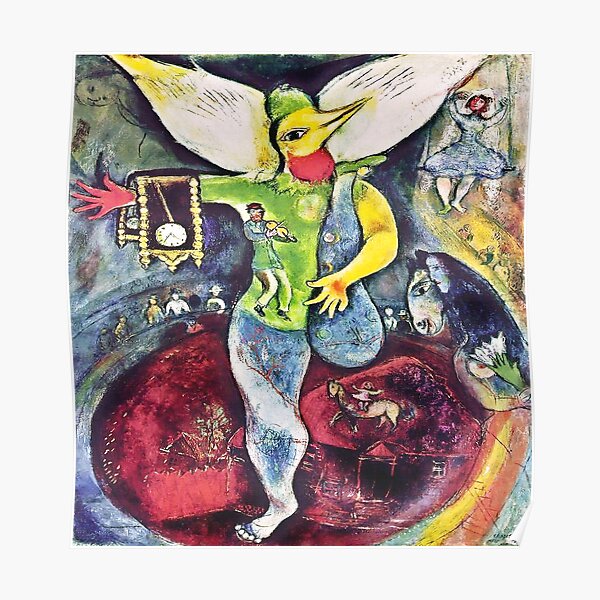 "Marc chagall marc chagall the juggler 1943" Poster for Sale by ...