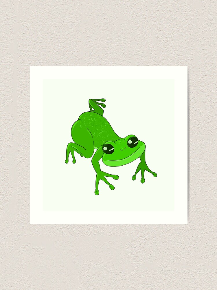 "Cartoon Tree Frog Kitsune’s Cutie Pie Animal Series (Hopper)" Art ...