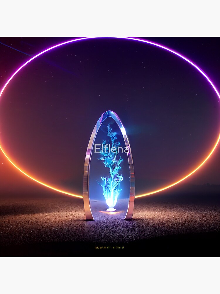 "Portal" Sticker for Sale by Elflena | Redbubble