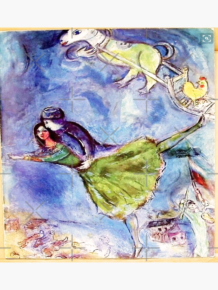 "Marc chagall dance" Sticker for Sale by Yacinshoping | Redbubble