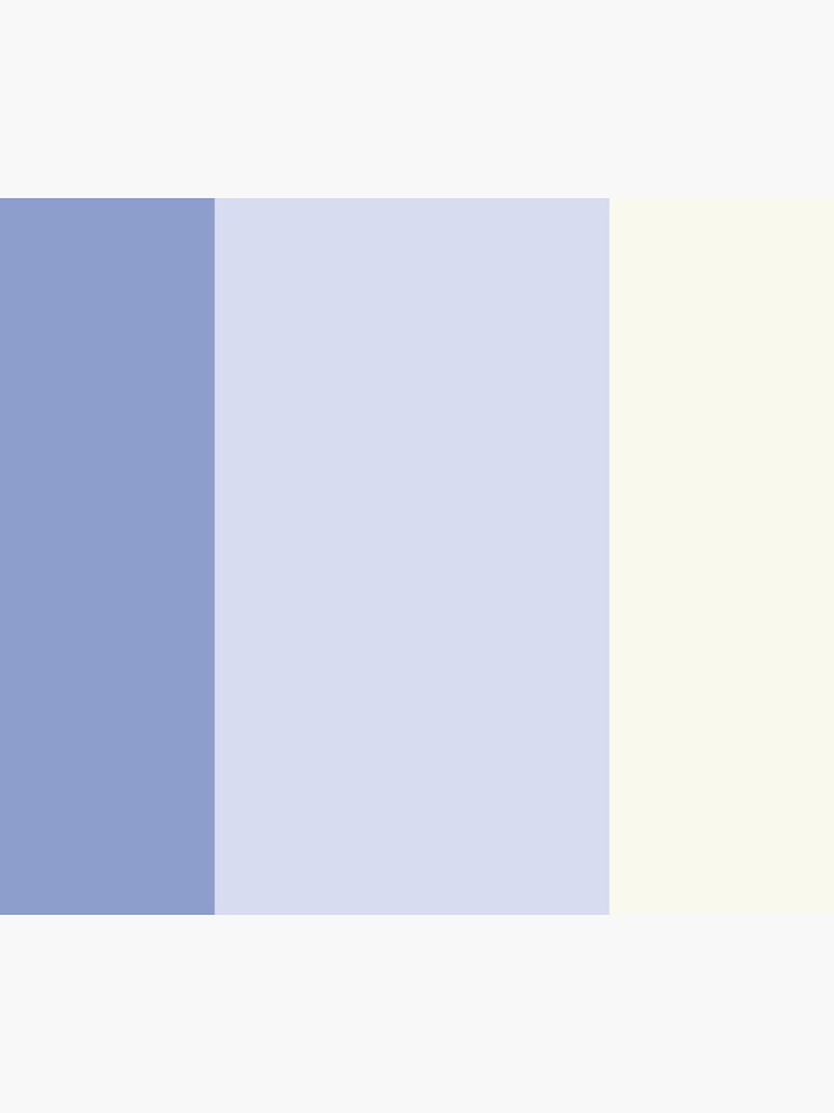 "simple modern color palette in light blue" Sticker for Sale by ...