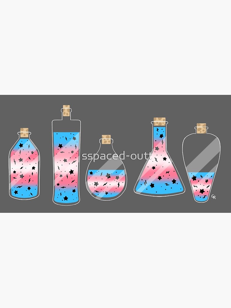 Neon Potion Collection Pride Trans Poster For Sale By Sspaced Outt