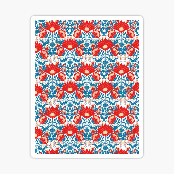 "Traditional patterns" Sticker for Sale by MYWMC | Redbubble