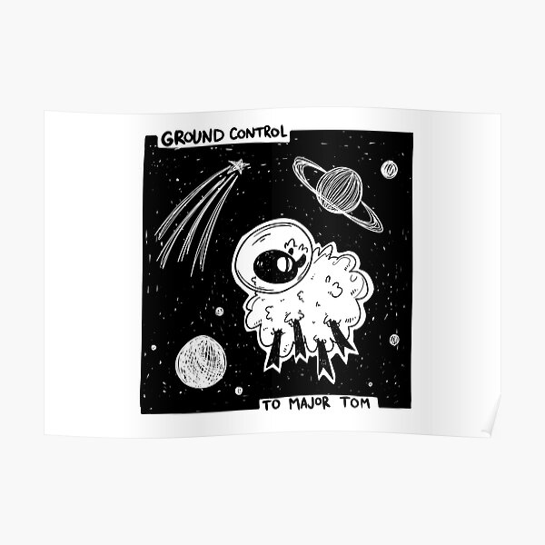 Sheep In Space Poster For Sale By Archi3008 Redbubble