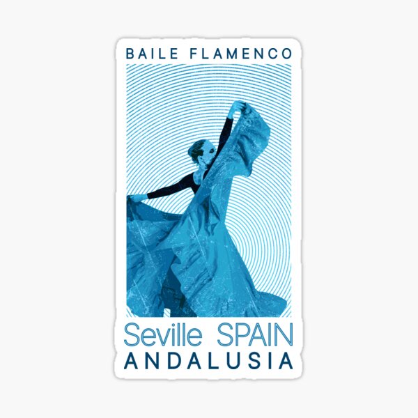 "Flamenco Dancing Andalusia Seville Spain " Sticker for Sale by ...