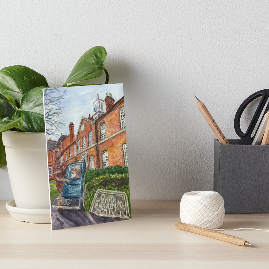 "Northwich Time Mash-Up Two: Weaver Hall Museum" Art Board Print for ...