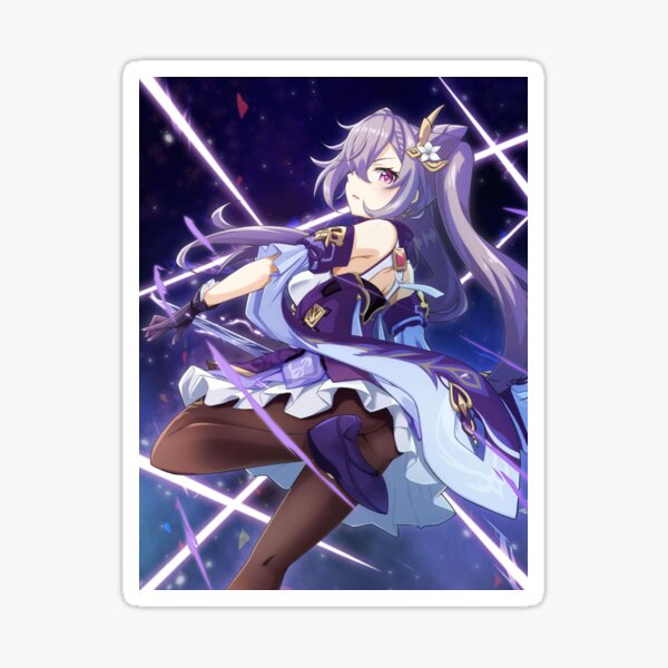 "Genshin Impact Keqing" Sticker for Sale by Aria100 | Redbubble