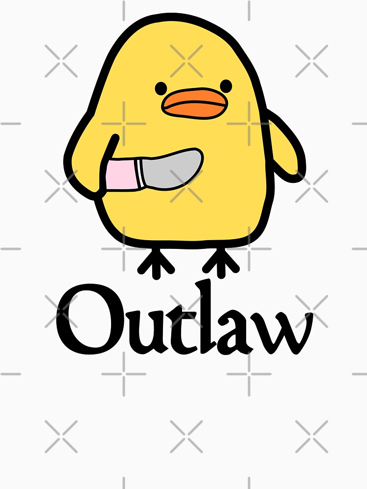 "Outlaw , Duck With Knife Meme" T-shirt for Sale by amylydesign ...