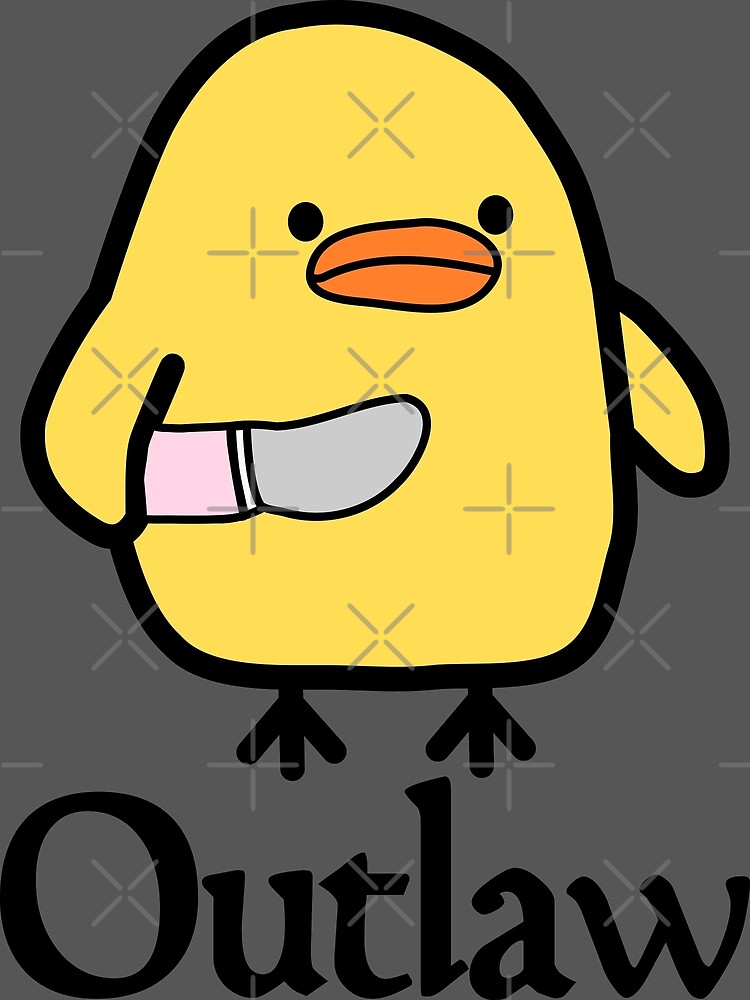 "Outlaw , Duck With Knife Meme" Art Print for Sale by amylydesign ...