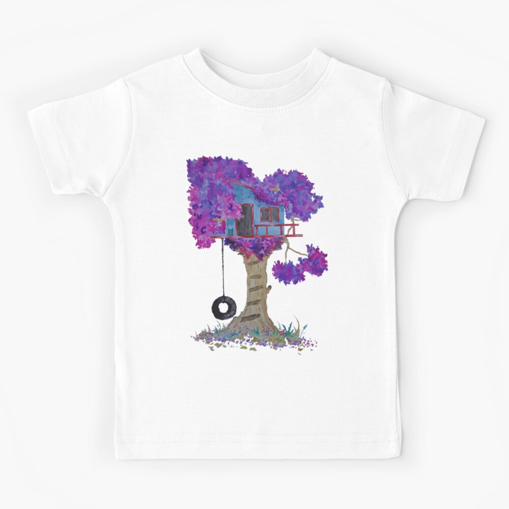 "Treehouse I" Kids T-Shirt by DimKad | Redbubble