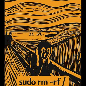 "sudo rm -rf" Sticker for Sale by Bethemostbeauti | Redbubble