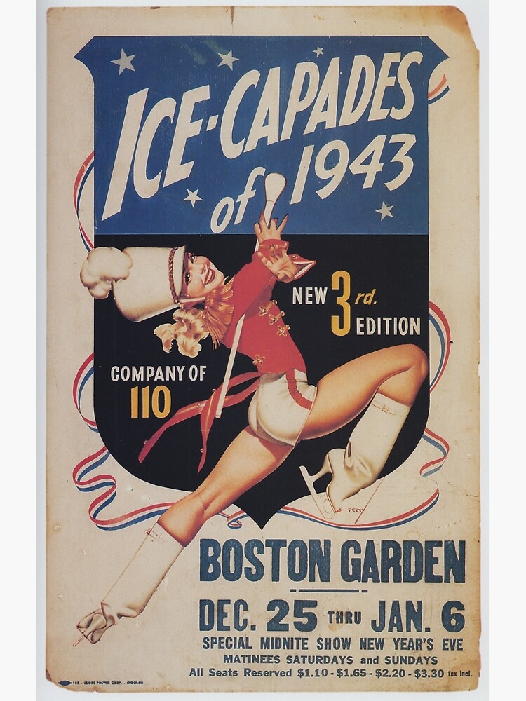 "Iconic Illustration of George Petty (1943 Ice Capades)" Poster for ...