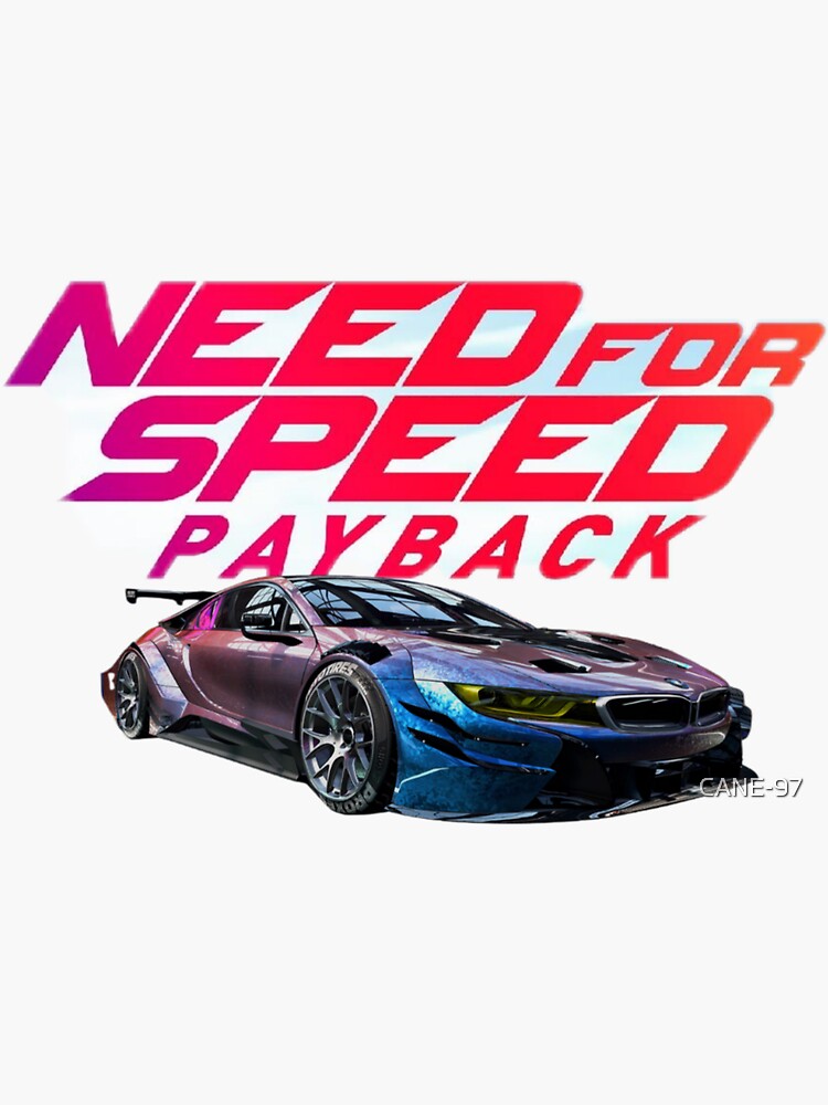 "Need for Speed" Sticker for Sale by CANE-97 | Redbubble