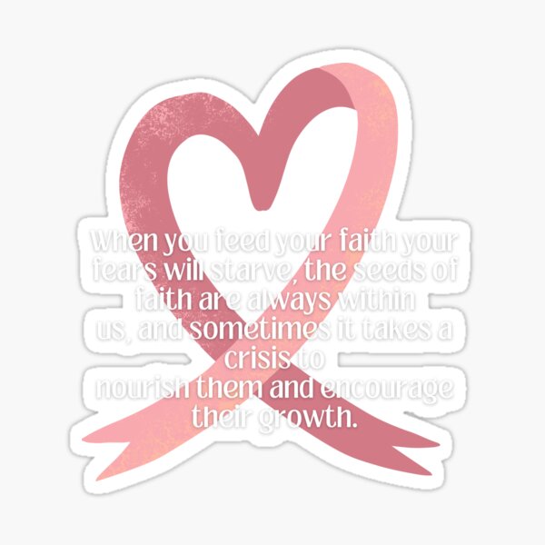 "When you feed your faith your fears will starve, the seeds of faith ...