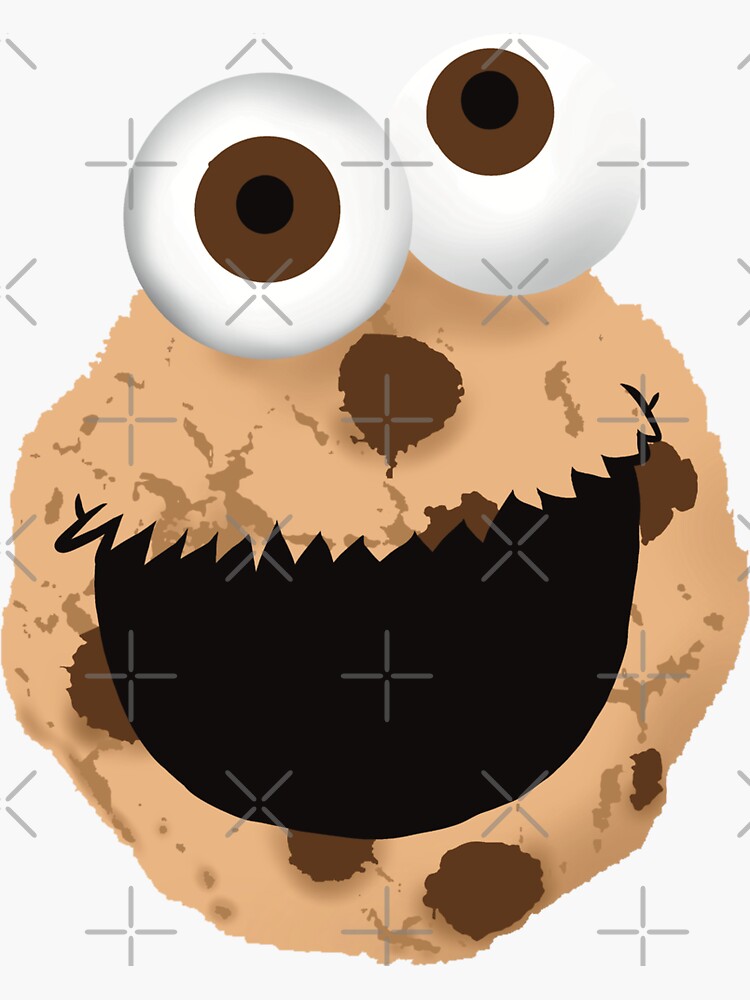 "Cookie, Cookie Face" Sticker for Sale by POP-CORNER | Redbubble