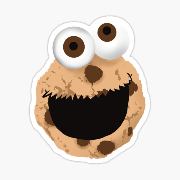 "Cookie, Cookie Face" Sticker for Sale by POP-CORNER | Redbubble