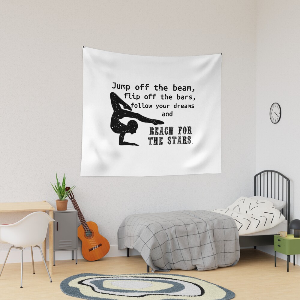 "Cute Gymnastics Quote" Poster for Sale by eviemae | Redbubble