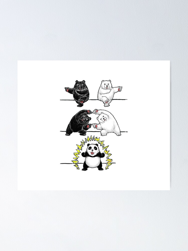 "Panda Fusion" Poster by ironsloth | Redbubble