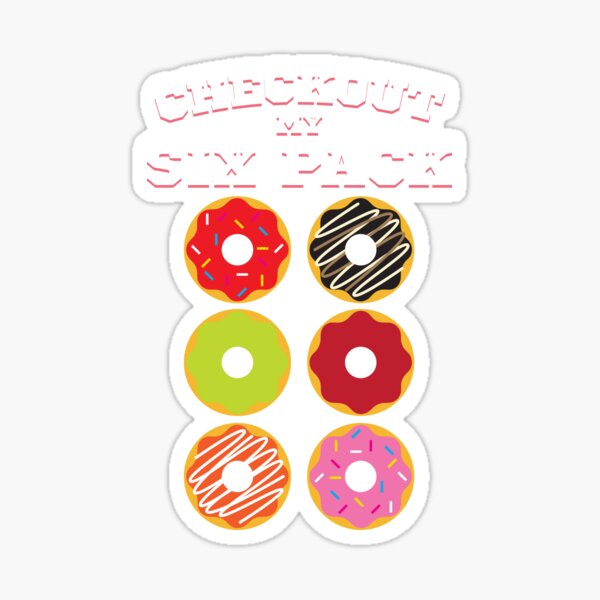 "Six Pack" Sticker for Sale by KTLTD | Redbubble