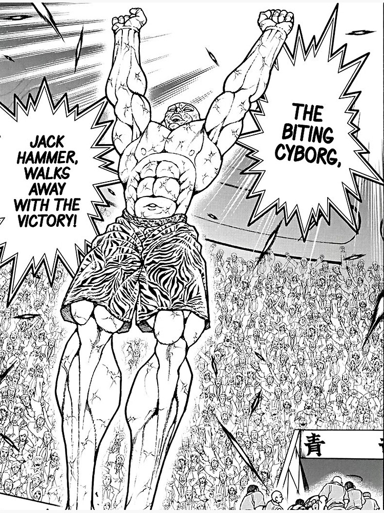 "Jack Hanma WINNER !" Poster for Sale by MielCoco | Redbubble