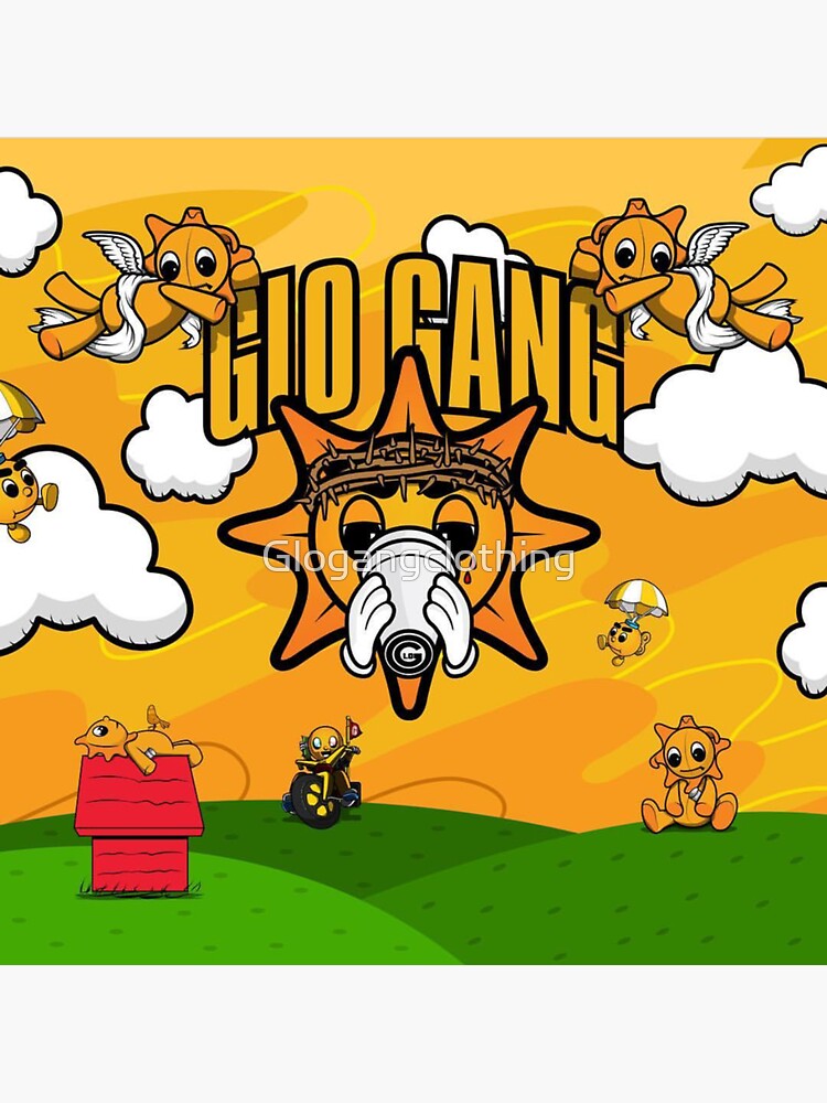 "Glo life" Sticker by Glogangclothing | Redbubble