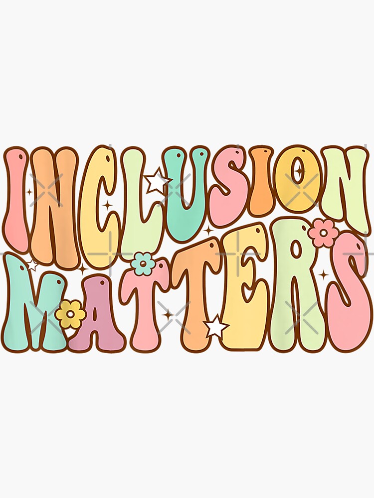 "Inclusion Matters Special Education Autism Awareness Teacher" Sticker ...
