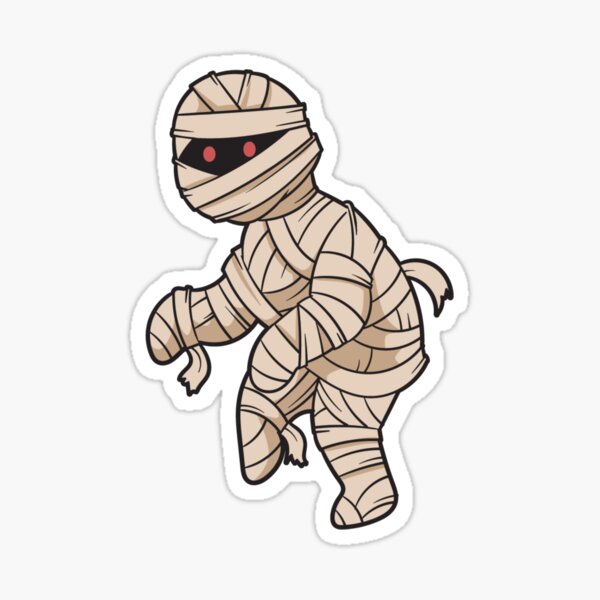 "Sneaky Mummy" Sticker for Sale by E3DigitalDesign | Redbubble